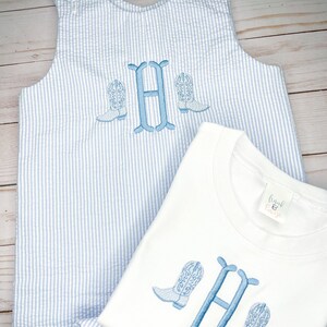 Cowboy Boots Monogram Outfit, Monogram Jon Jon, Cowboy Boots Embroidery ...