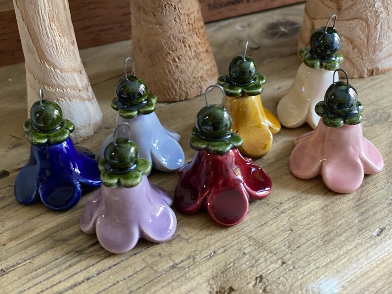 Ceramic Bell Flower - Etsy Australia