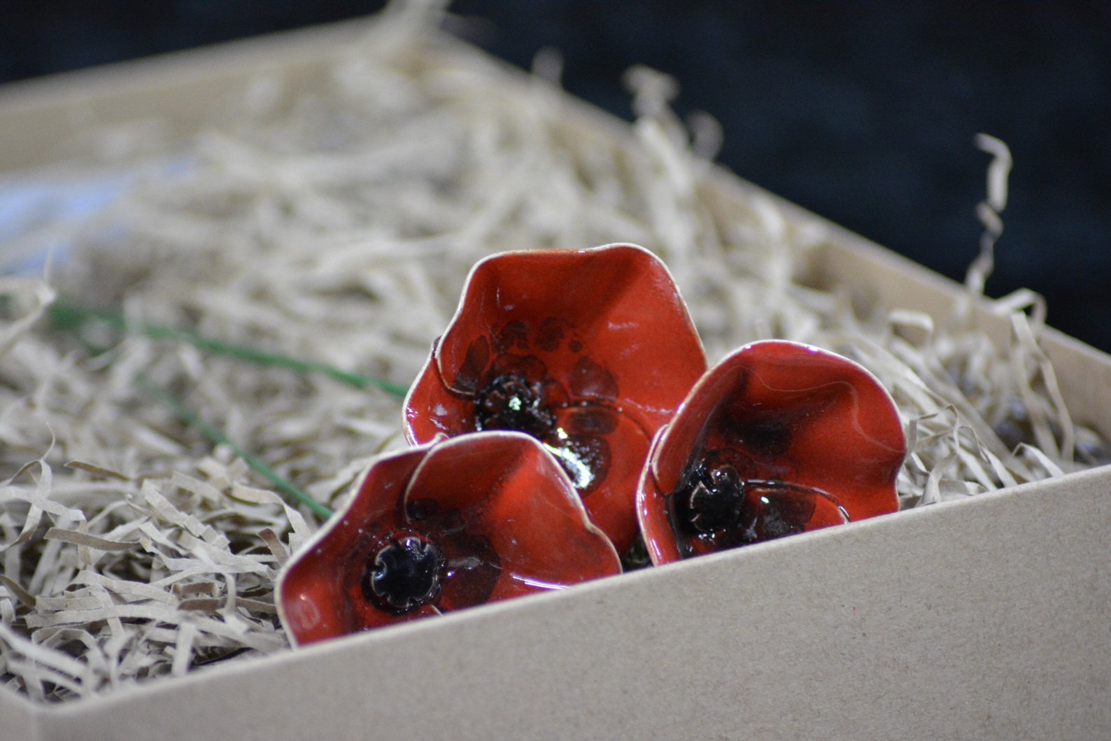 Ceramic Poppy/ Medium Size | Etsy