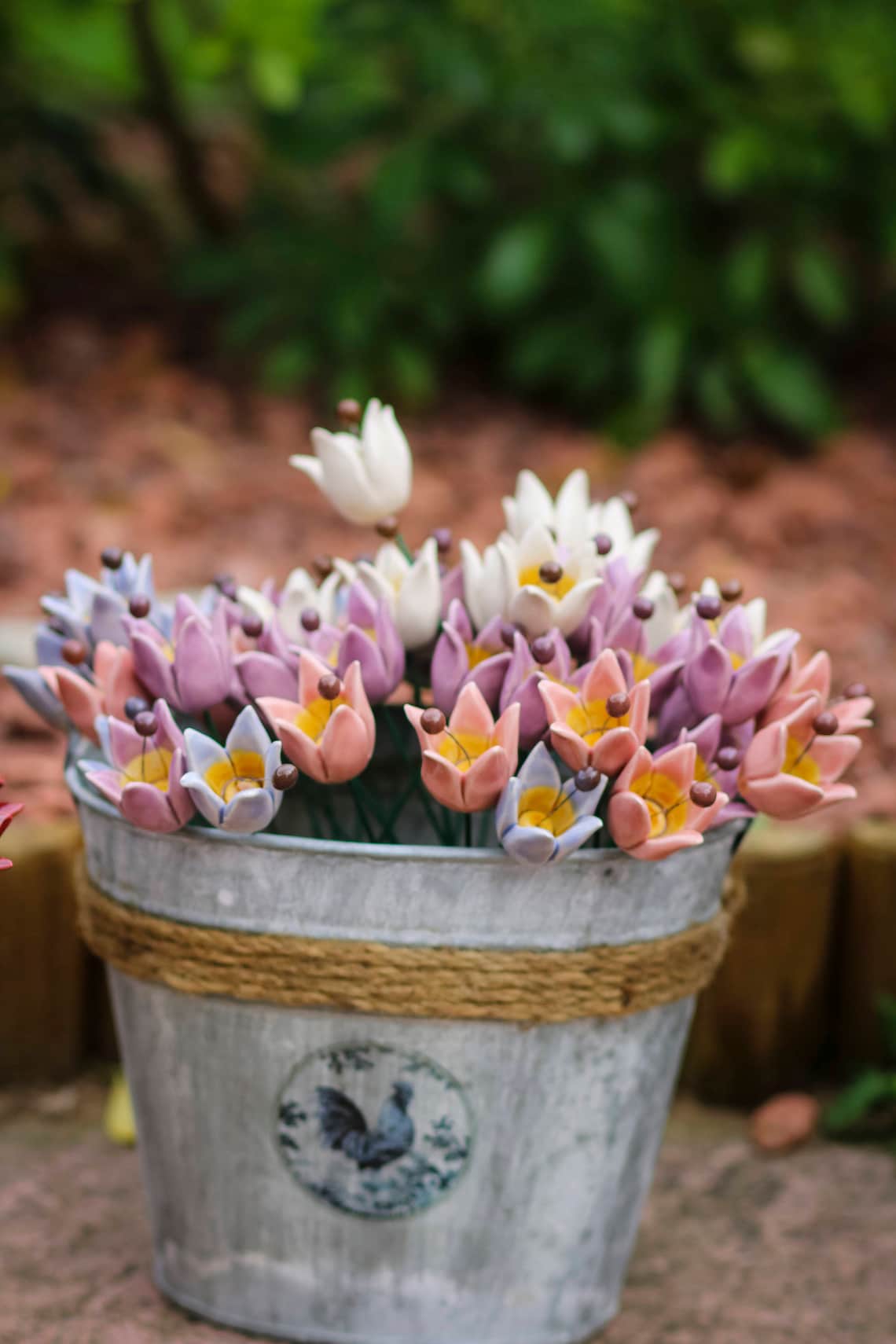 Ceramic Flower-tulip - Etsy UK