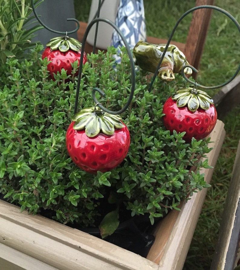 Ceramic Strawberry - Etsy