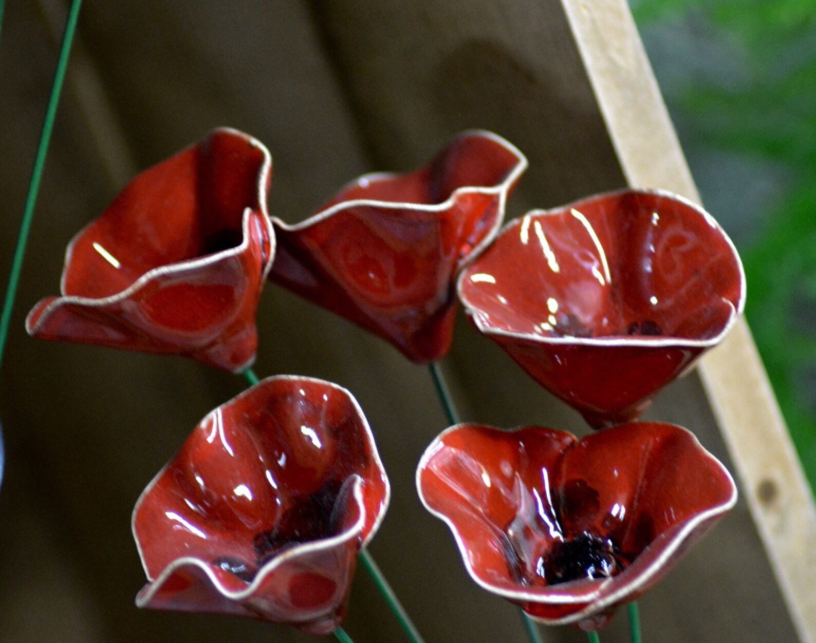 Ceramic Poppy/ Medium Size | Etsy