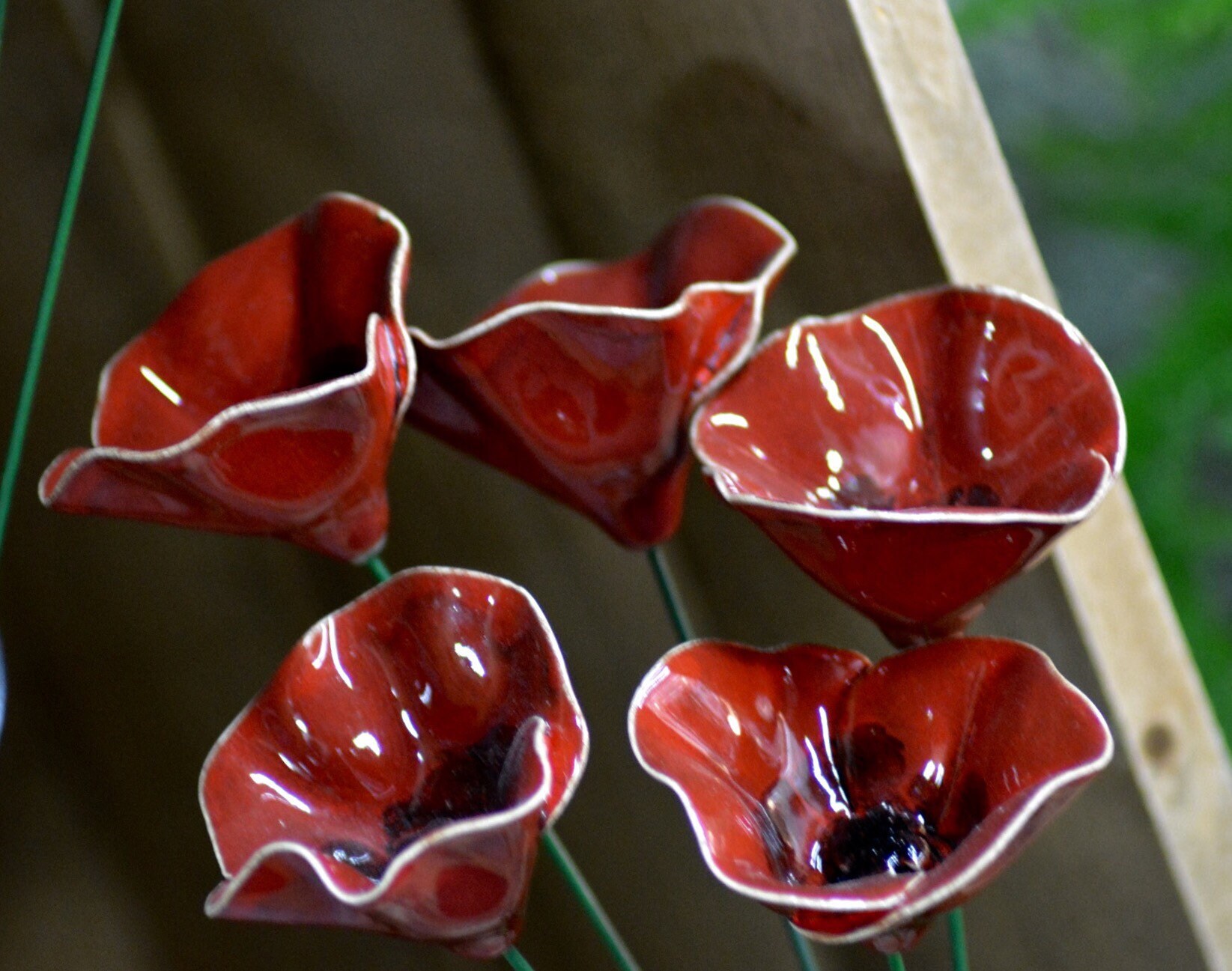 Ceramic Poppy/ Medium Size | Etsy