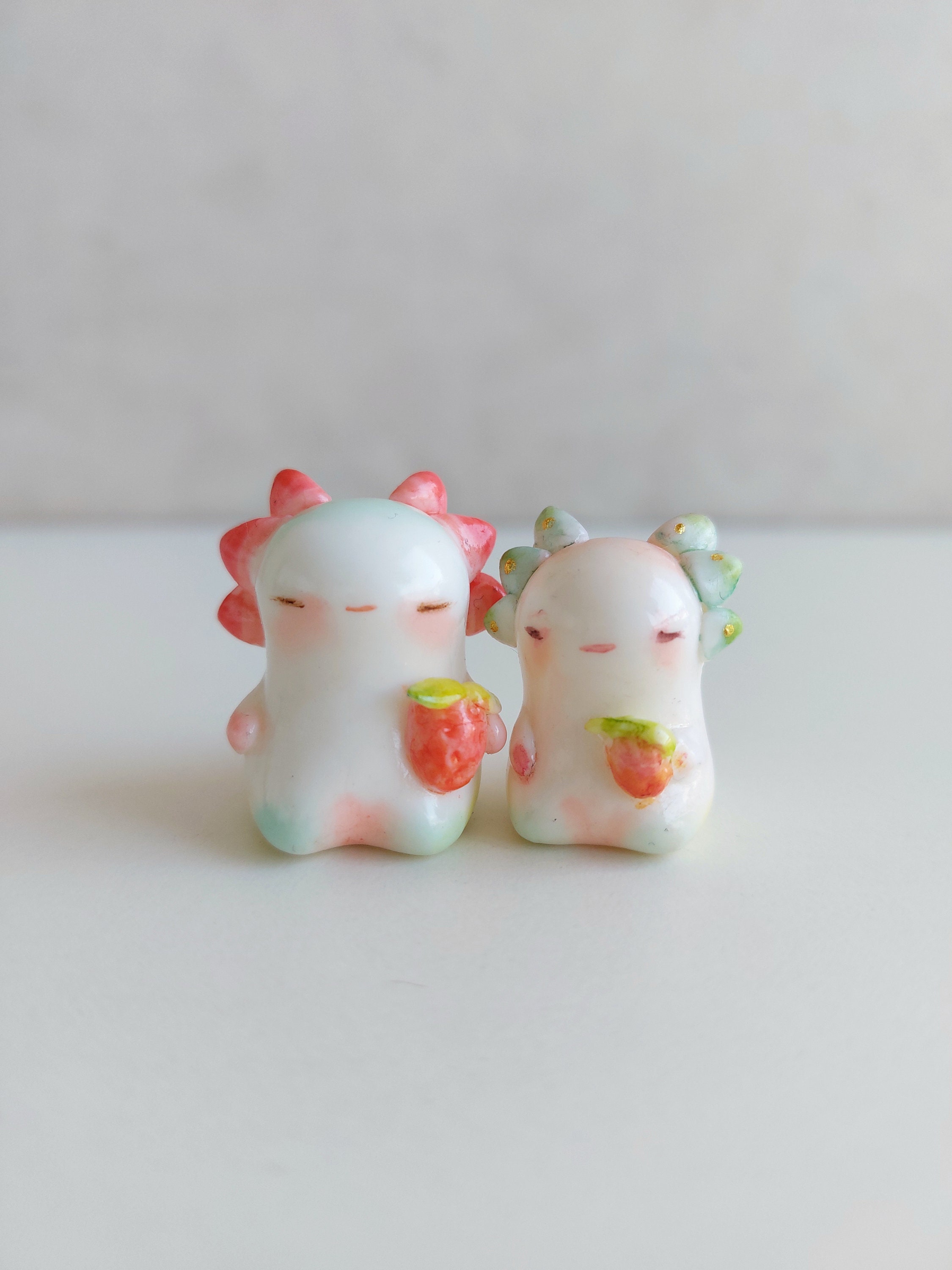 Little Red Axolotl, Cute Ceramic - Etsy