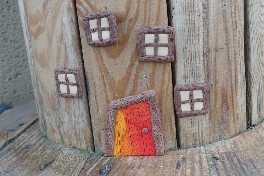 Fairy Windows Square Different Colors Height: 3 Cm - Etsy