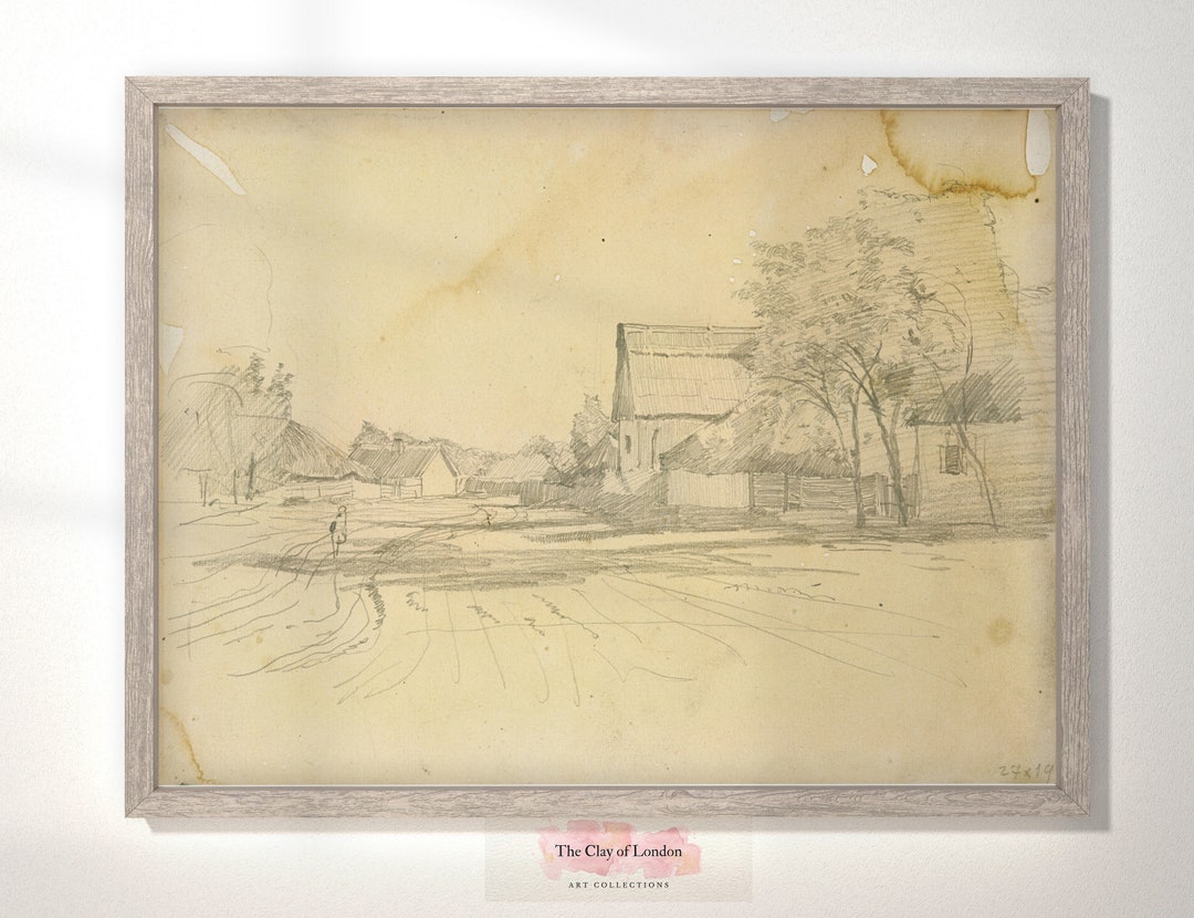 Vintage Painting Art Spring Wall Decor Digital Download Printable ...