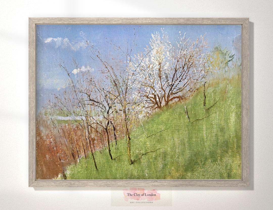Vintage Painting Art Spring Wall Decor Digital Download Printable ...
