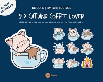 Animated BRB Coffee Emote Twitch Emote Youtube (Download Now) - Etsy