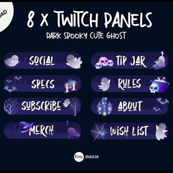 Halloween Twitch Overlay - Etsy