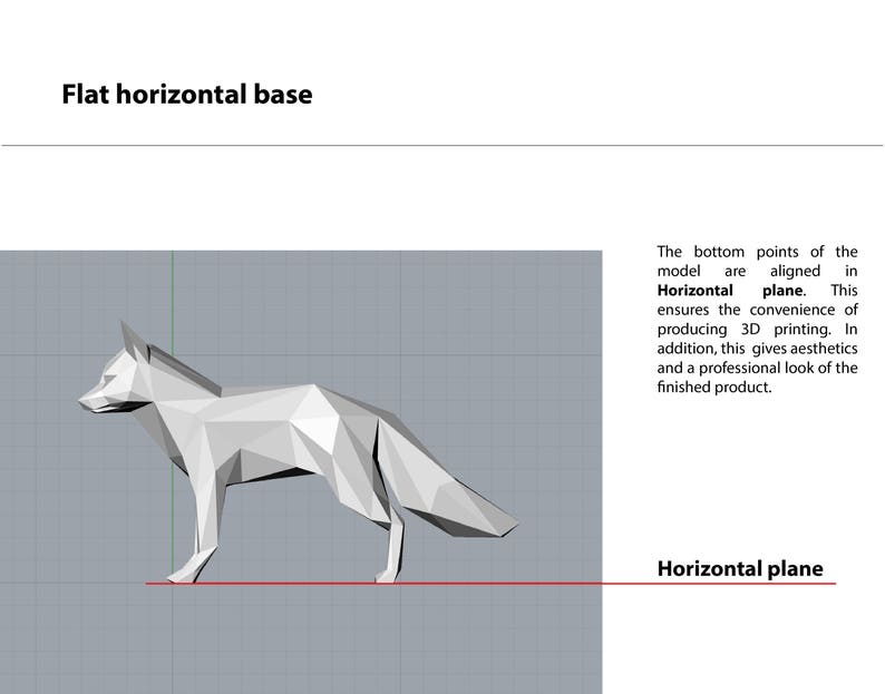Fox 3D Model for 3D Printing. Format STL - Etsy UK