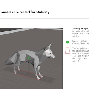 Fox 3D Model for 3D Printing. Format STL - Etsy UK