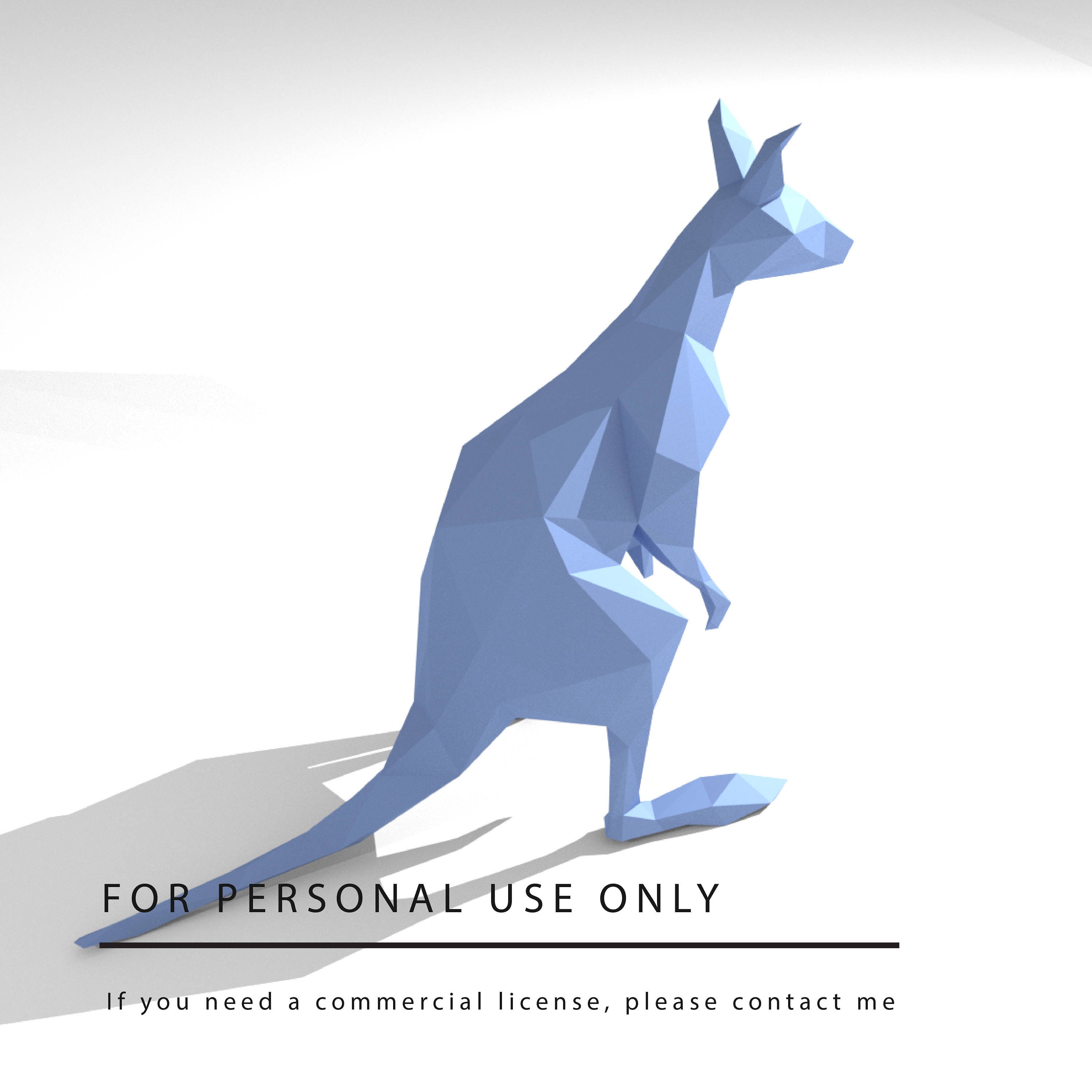Kangaroo. 3D Model for 3D Printing. Format STL - Etsy