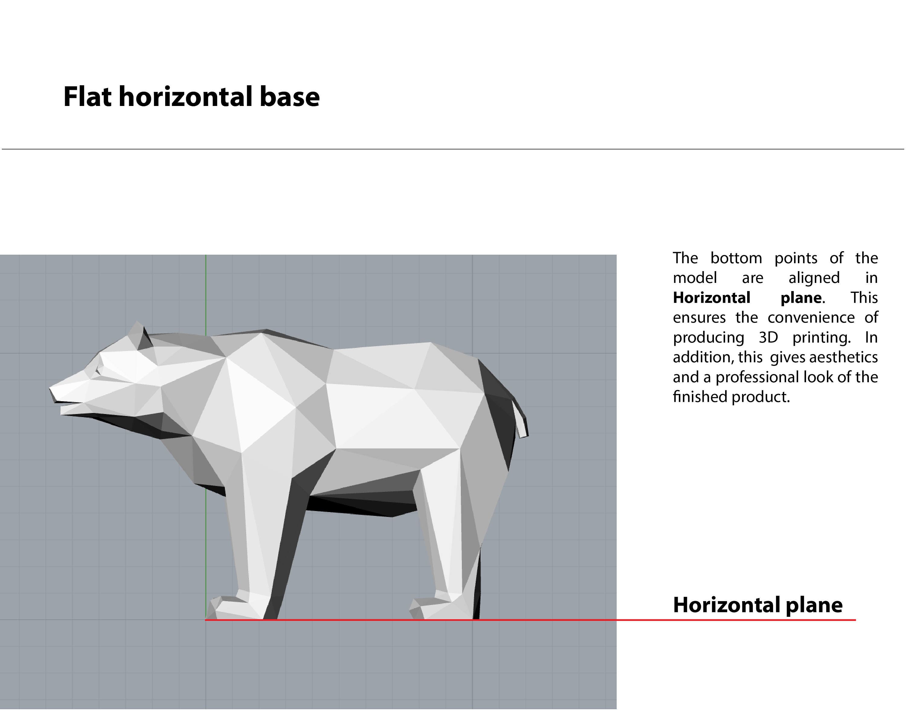 Bear 3D Model for 3D Printing. Format STL - Etsy