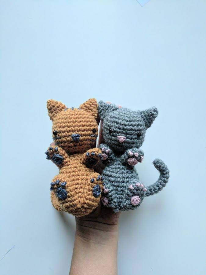 Claws the Cat Crochet Amigurumi Baby Pattern - Etsy