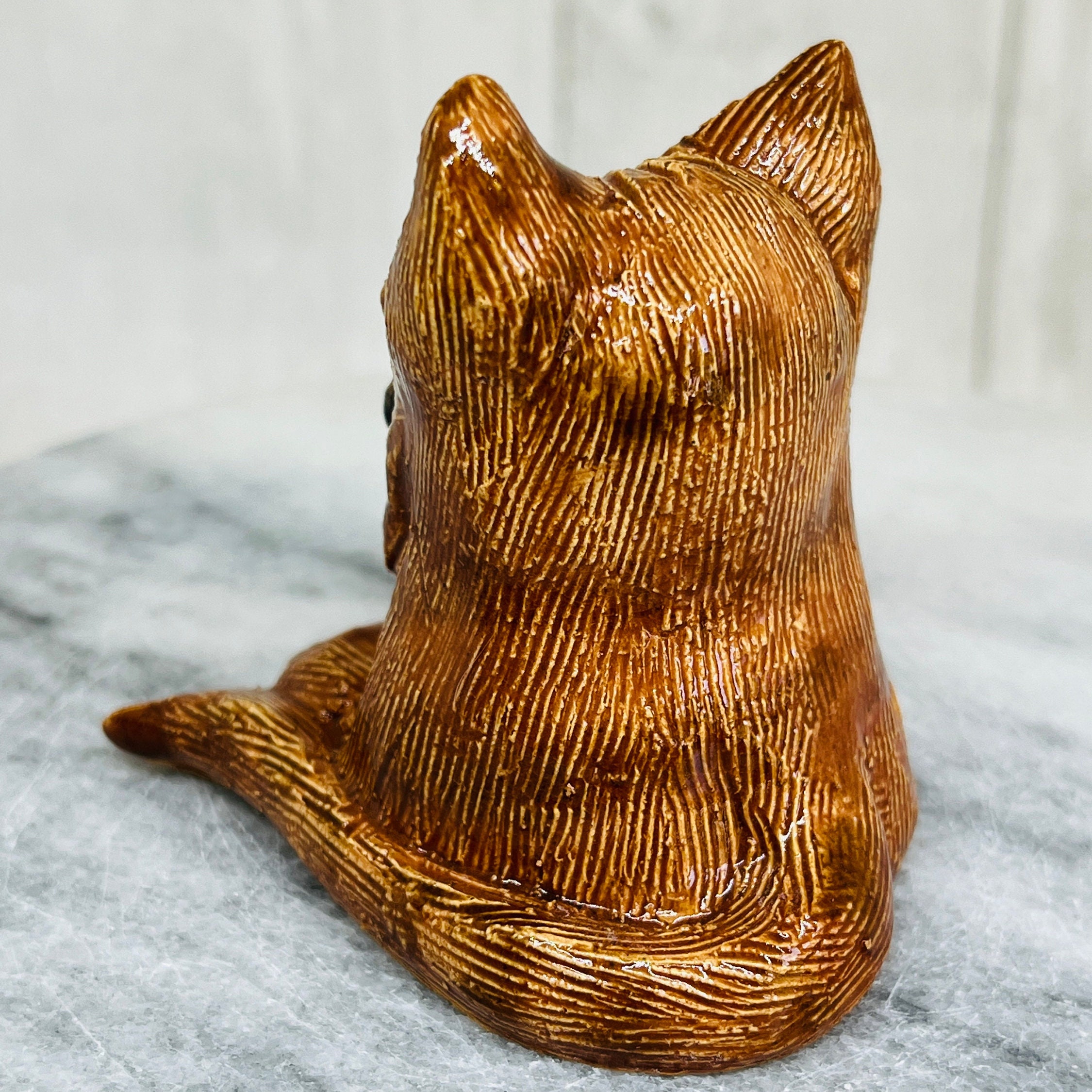 Pottery Tabby Cat Lucy the Ceramic Cat Meow Handmade - Etsy