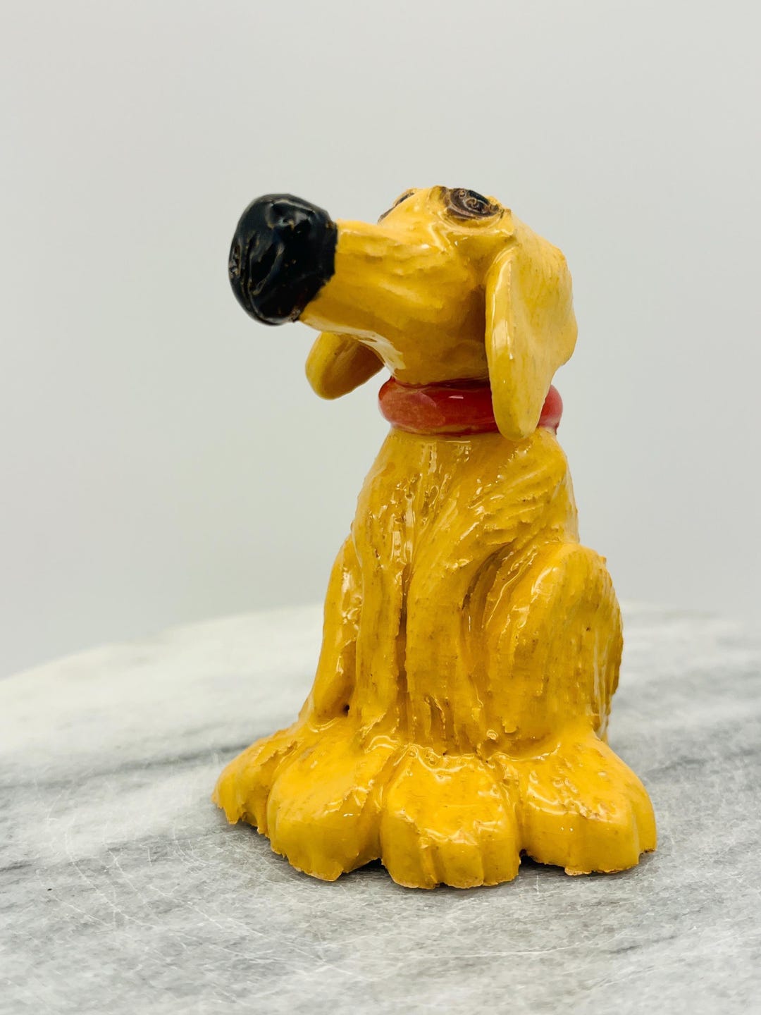 Handmade Pottery Dog Sculpture: Cheerful Ceramic Pet Ornament - Etsy