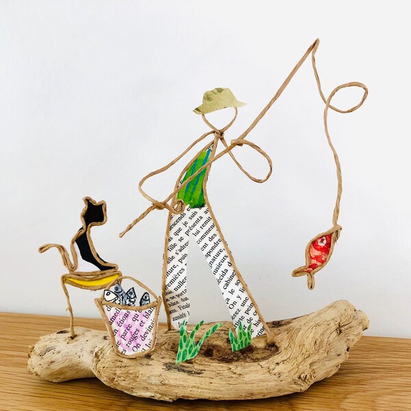 Wire Fish Sculpture - Etsy