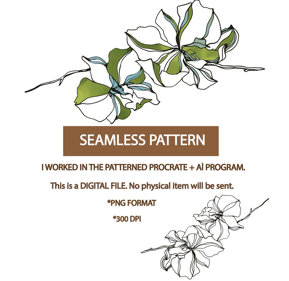 Repeating Pattern, PNG for Sublimation, Fabric Design and Dress Print ...