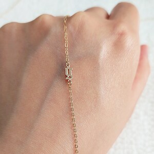 GFOLDV2 Gothic Old England Letter Charm With 2 Vertical Rings Gold Filled (14KGF) DIY Jewelry ...