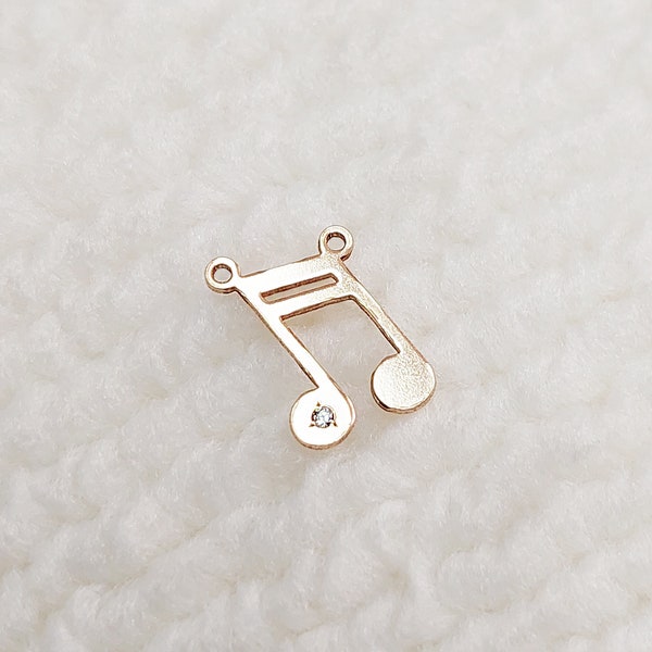 Music Notes Charm - Etsy