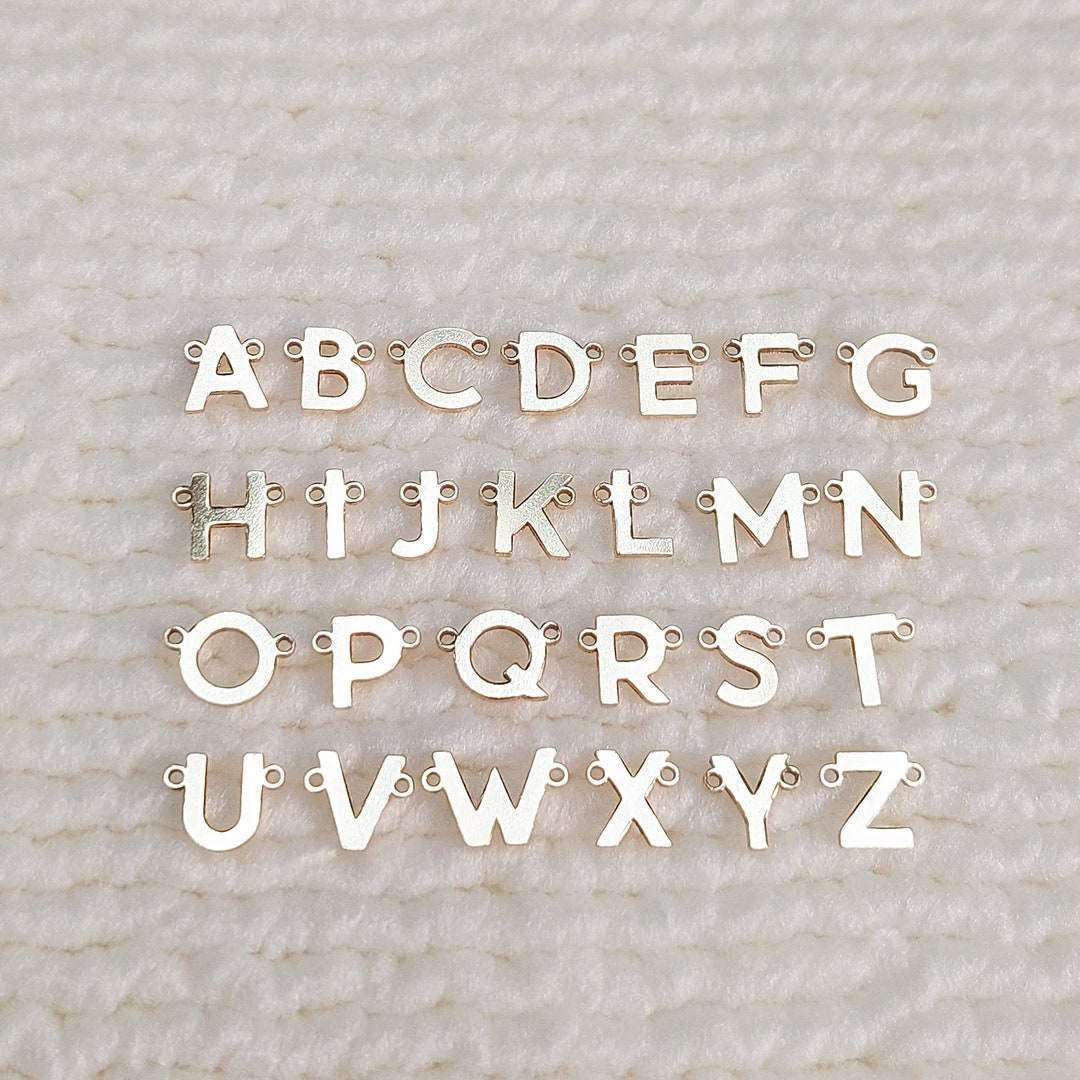 AA01UR2 Basic Letter Connector With 2 Top Corner Rings 20ga (A - Z ...