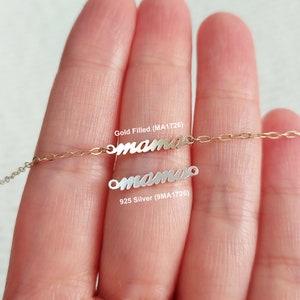 MA1726 17.2 X 2.6mm mama Connector 20ga for Bracelet Necklace Making Gold Filled 14KGF Findings ...