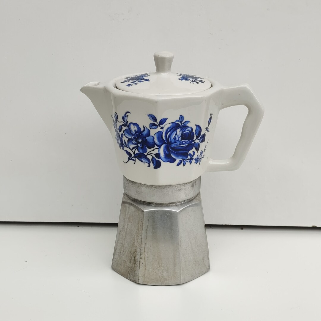 Vintage 70s Ceramic Coffee Maker Retro Espresso Stove Pot for 8 Cups - Etsy