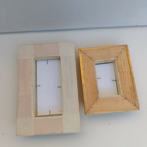 Vintage Wooden Photo Frames Ornate Tiny Picture Frames - Etsy