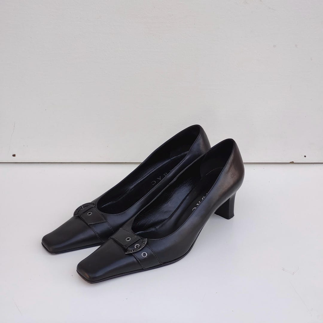 Woman Vero Cuoio Shoes Italian Leather Size 39 (8 ) Lorbac Vintage 80s ...