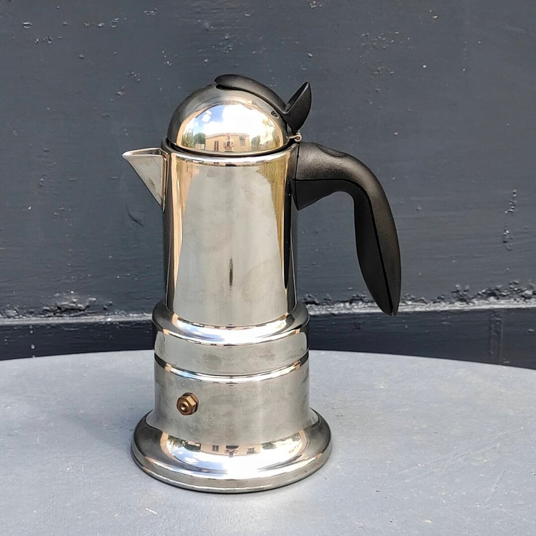 Vintage 80s Brand New Coffee Maker, Retro Moka Pot for 3-4 Cups Vev ...