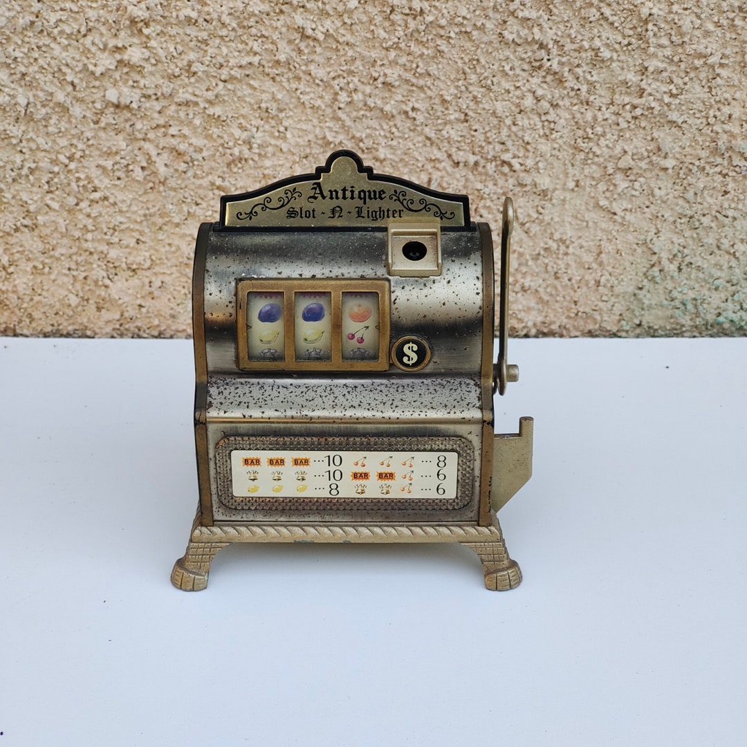 Vintage 80s Table Lighter Slot Machine Waco Collectibles - Etsy
