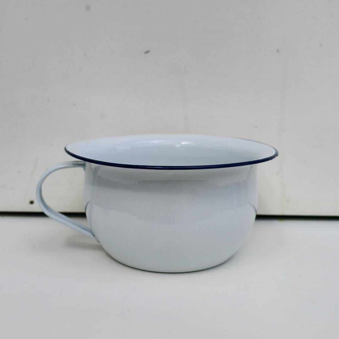 Enameled Chamber Pot Retro Children Piss Pot Metal Garden Planter - Etsy