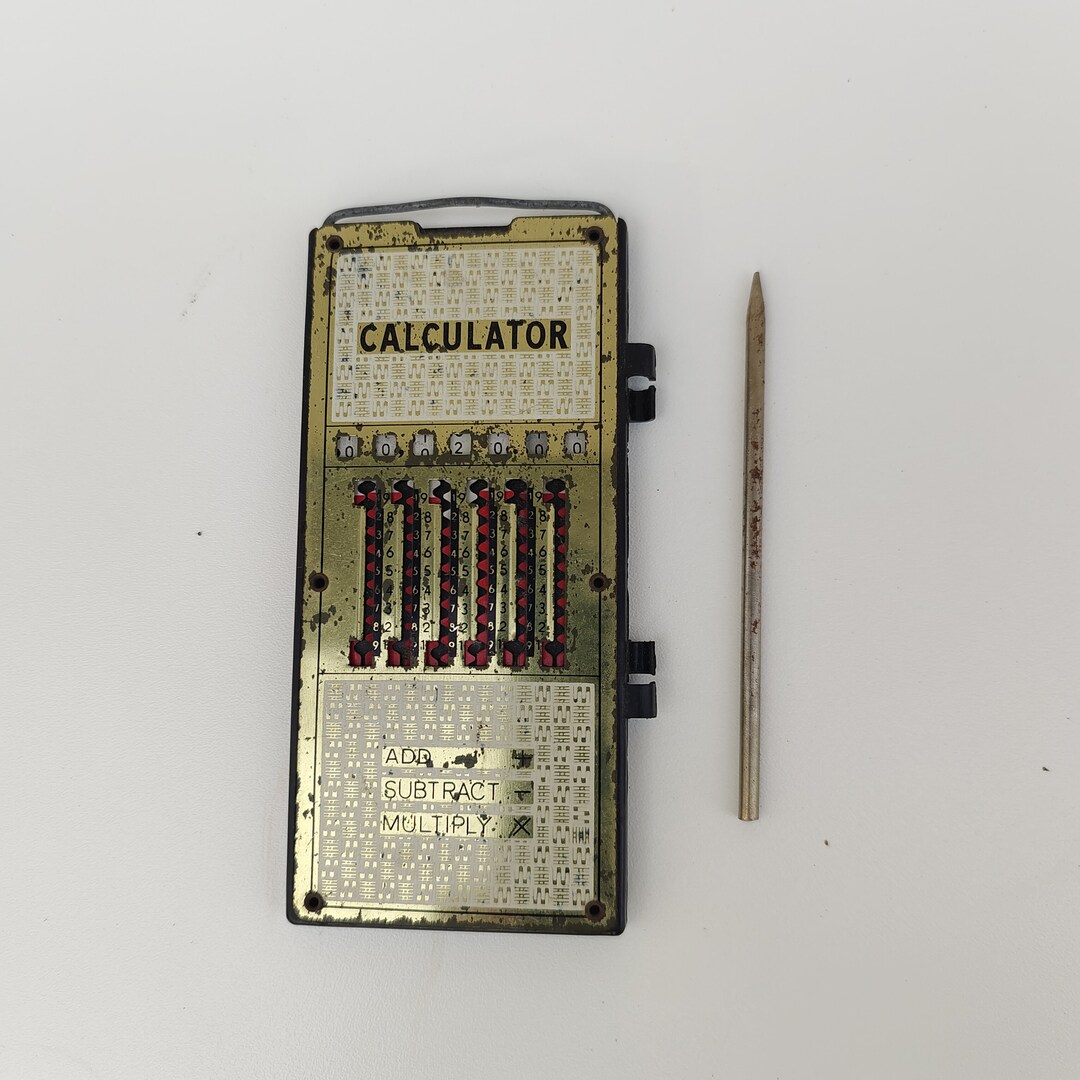 Vintage Manual Calculator Magic Brain - Etsy