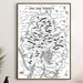 GALLIFREY dr Who Map Print Fictional Map Minimalist Map Art Wall Art ...