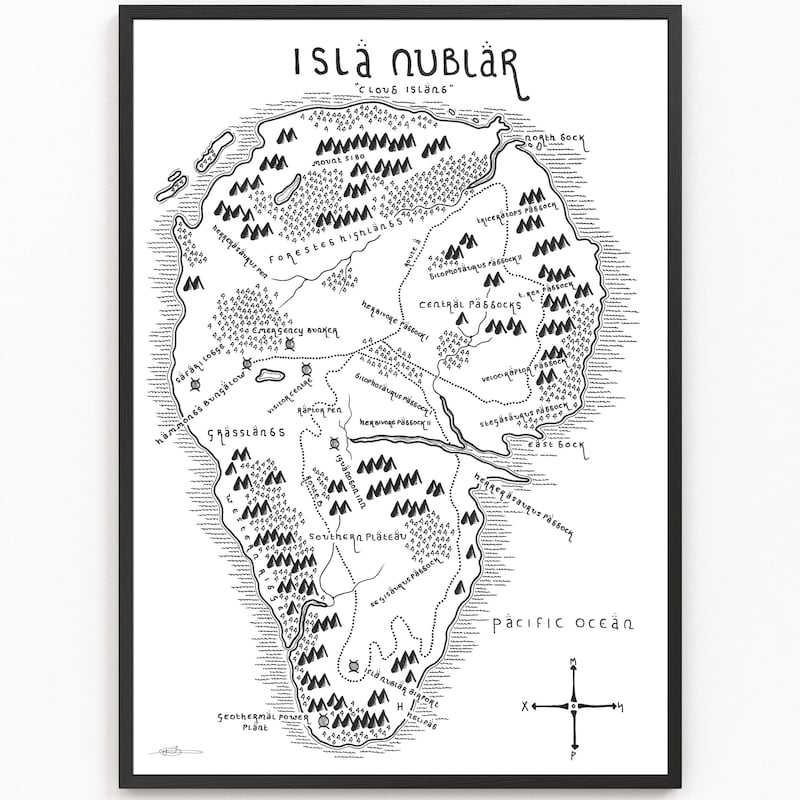 Isla Nublar - Etsy