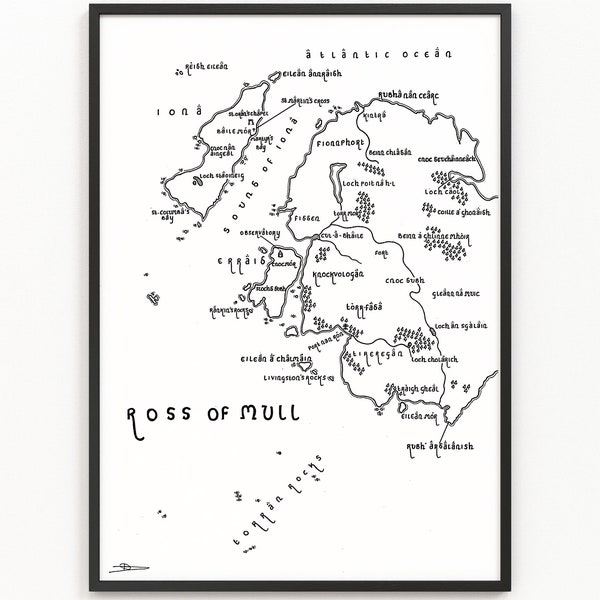 Mull Map Art - Etsy