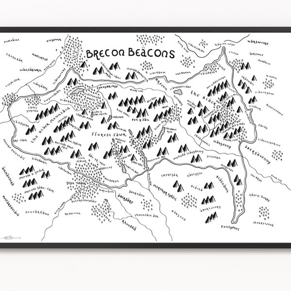 Beacon Drawing - Etsy UK