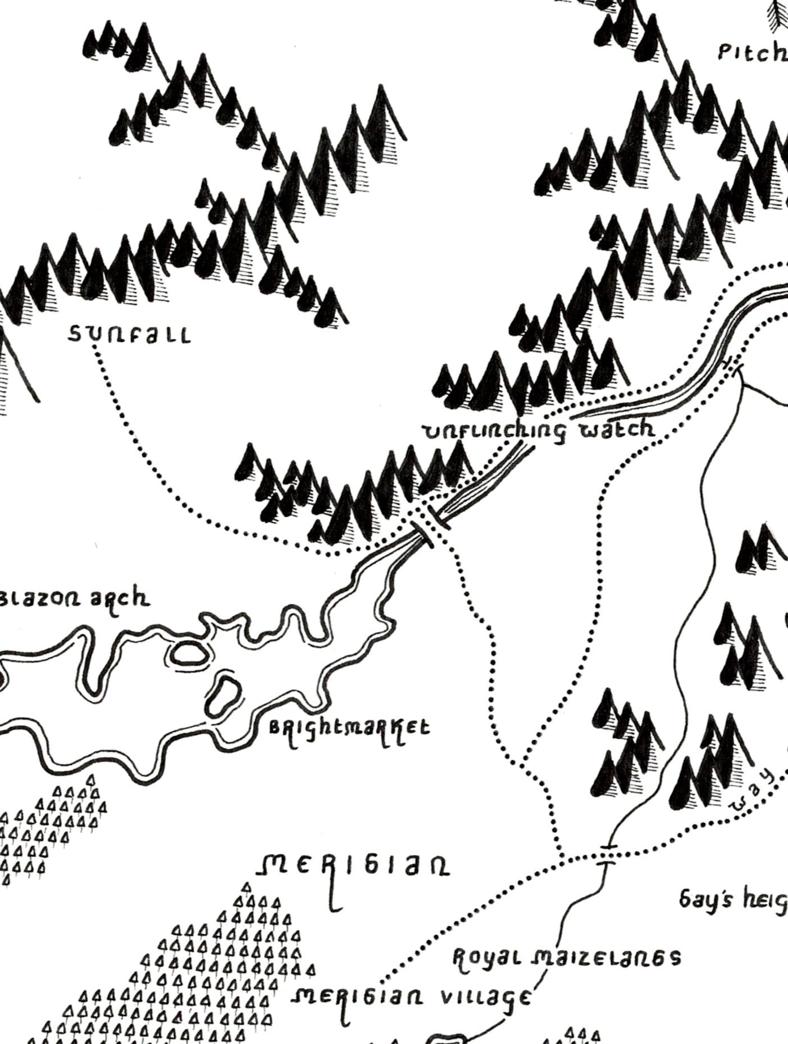 HORIZON: ZERO DAWN Map Print Game Map Minimalist Map Art - Etsy