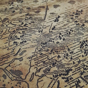 THE MUNROS AGED Map Print | Mountain Map | Minimalist Map Art | Wall ...