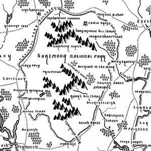 Devon County Map Print County Map Minimalist Map Art Wall Art
