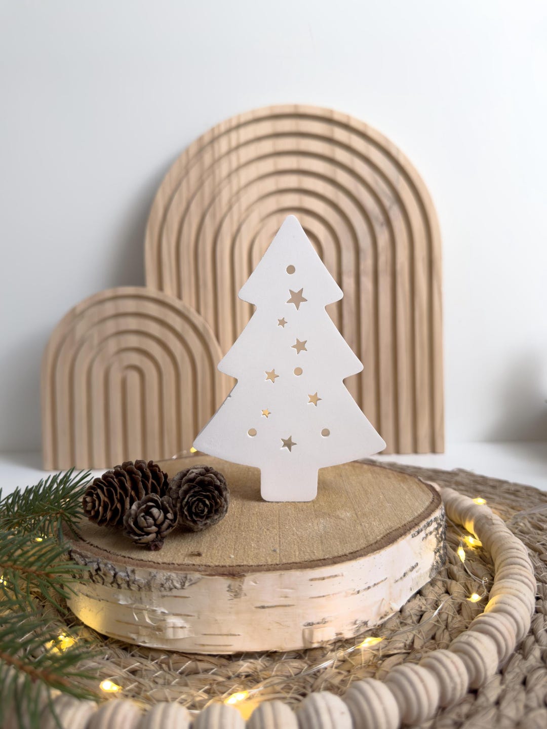 SILICONE MOLD - LARGE Illuminated Fir Tree - Mold - Mold - DIY - Mold ...