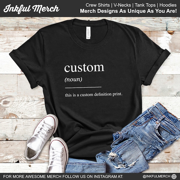 Definition Shirt - Etsy