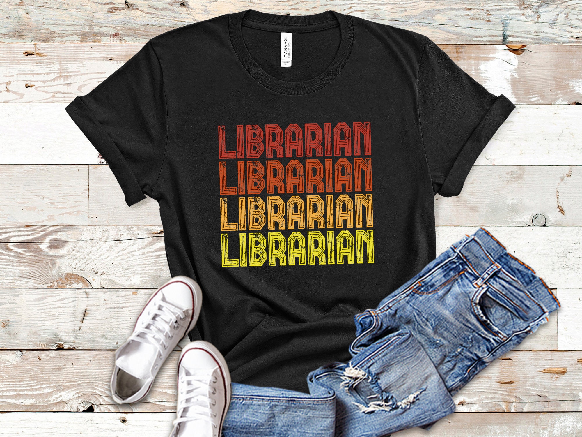 Vintage Librarian Shirt Tank Top Hoodie Librarian Gifts - Etsy