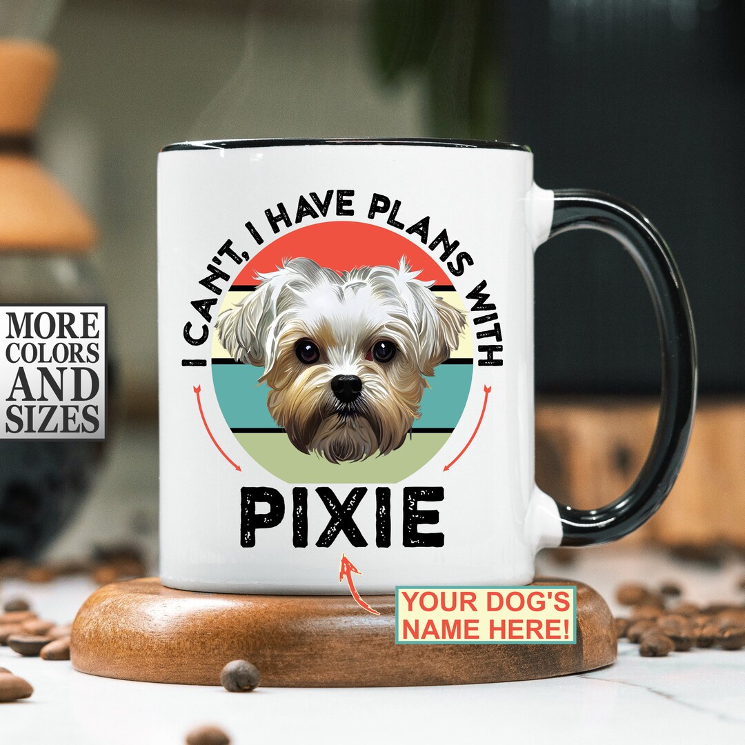 Personalized Maltese Dog Mug, Maltese Dog Gifts, Custom Dog Mug, Custom ...