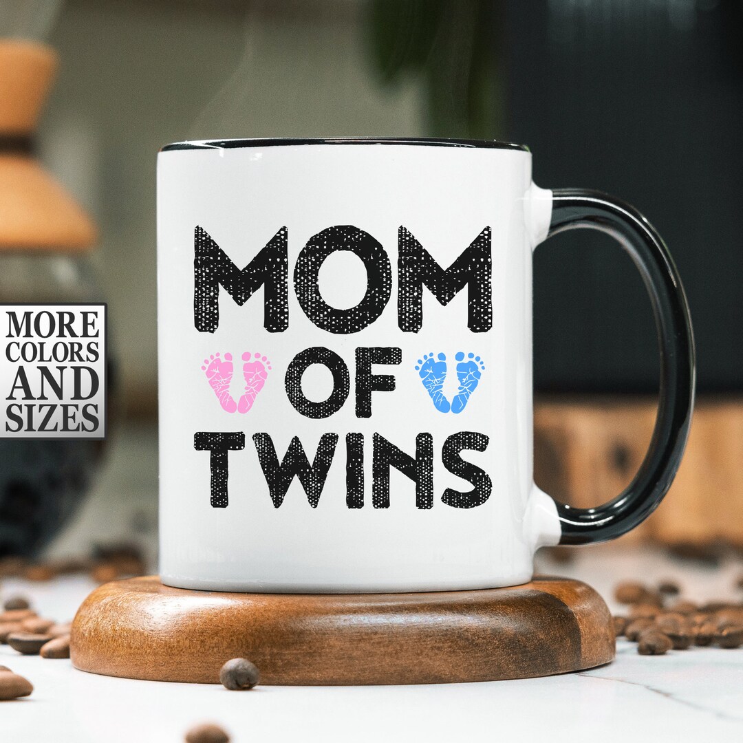 Mom of Twins Gift, Mom of Twins Mug, Twins Girl Boy Mug, Twin Mom Gift ...