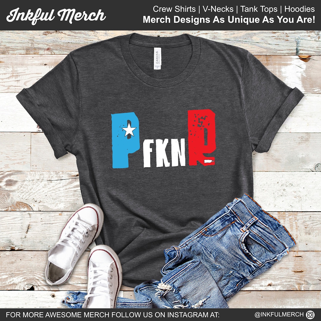 PFKNR Puerto Rico Shirt, Boricua Shirt, Puerto Rico Tshirt, Puerto Rico ...