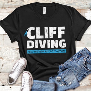 Cliff Diving Shirt, Cliff Diving, Cliff Jumping Shirt, Cliff Diver ...