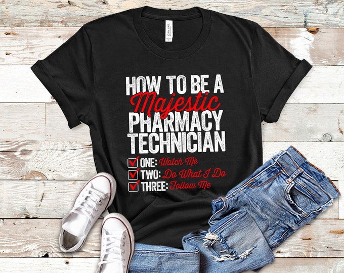 Pharmacy Technician Shirt, Multicolor Shirt for Pharmacist, Gift for ...