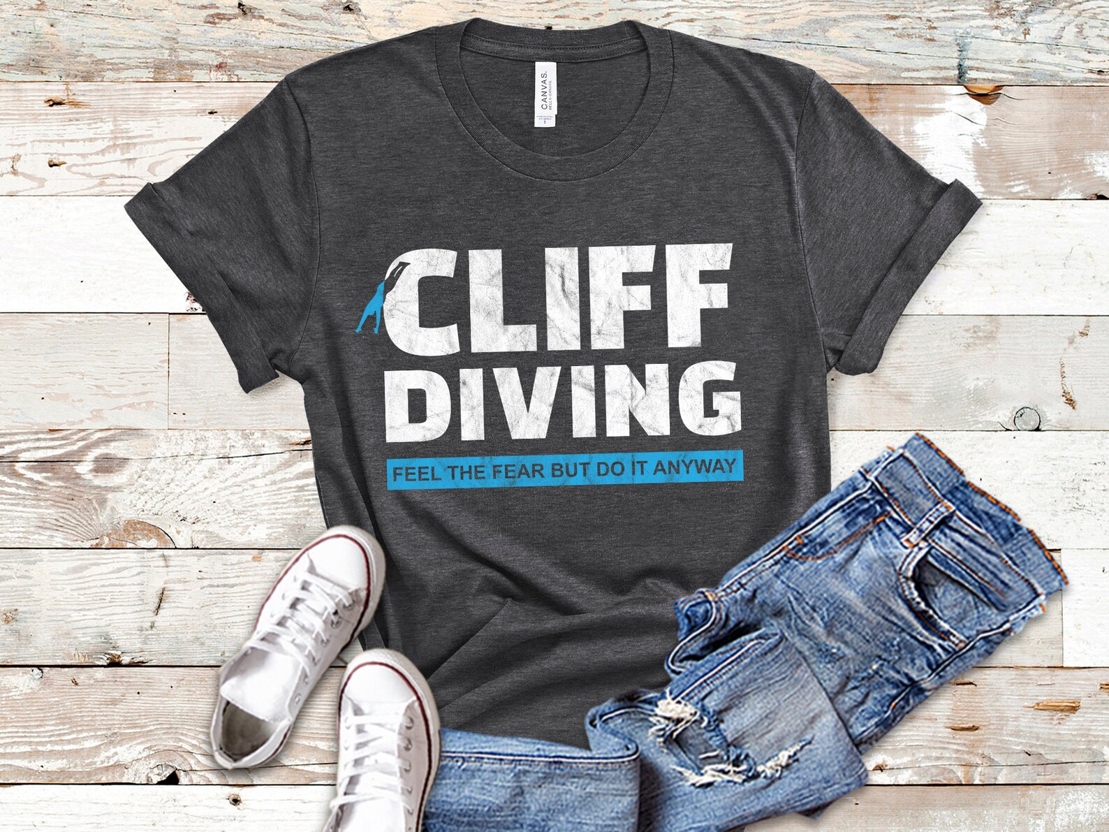 Cliff Diving Shirt, Cliff Diving, Cliff Jumping Shirt, Cliff Diver ...