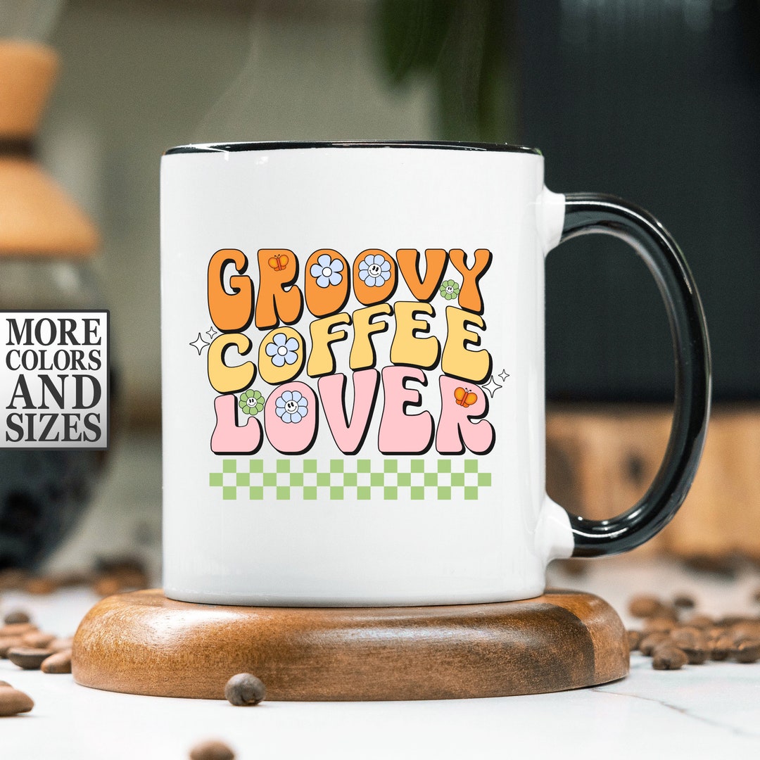 Groovy Gifts, Groovy Mug, Groovy Cup, Vintage Coffee Mugs, Vintage ...